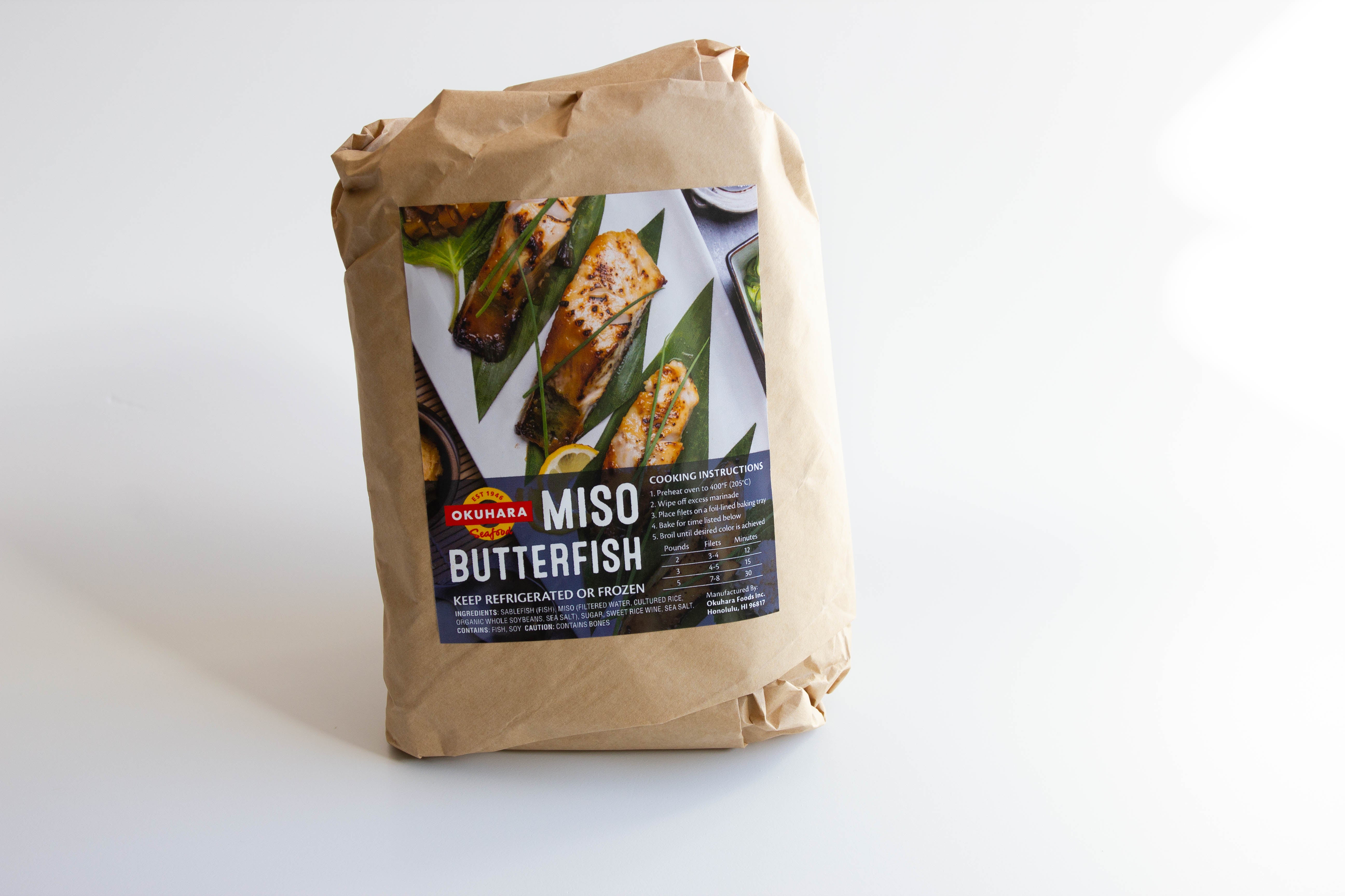 Miso Butterfish - 5 Pound Bag – Okuhara Foods