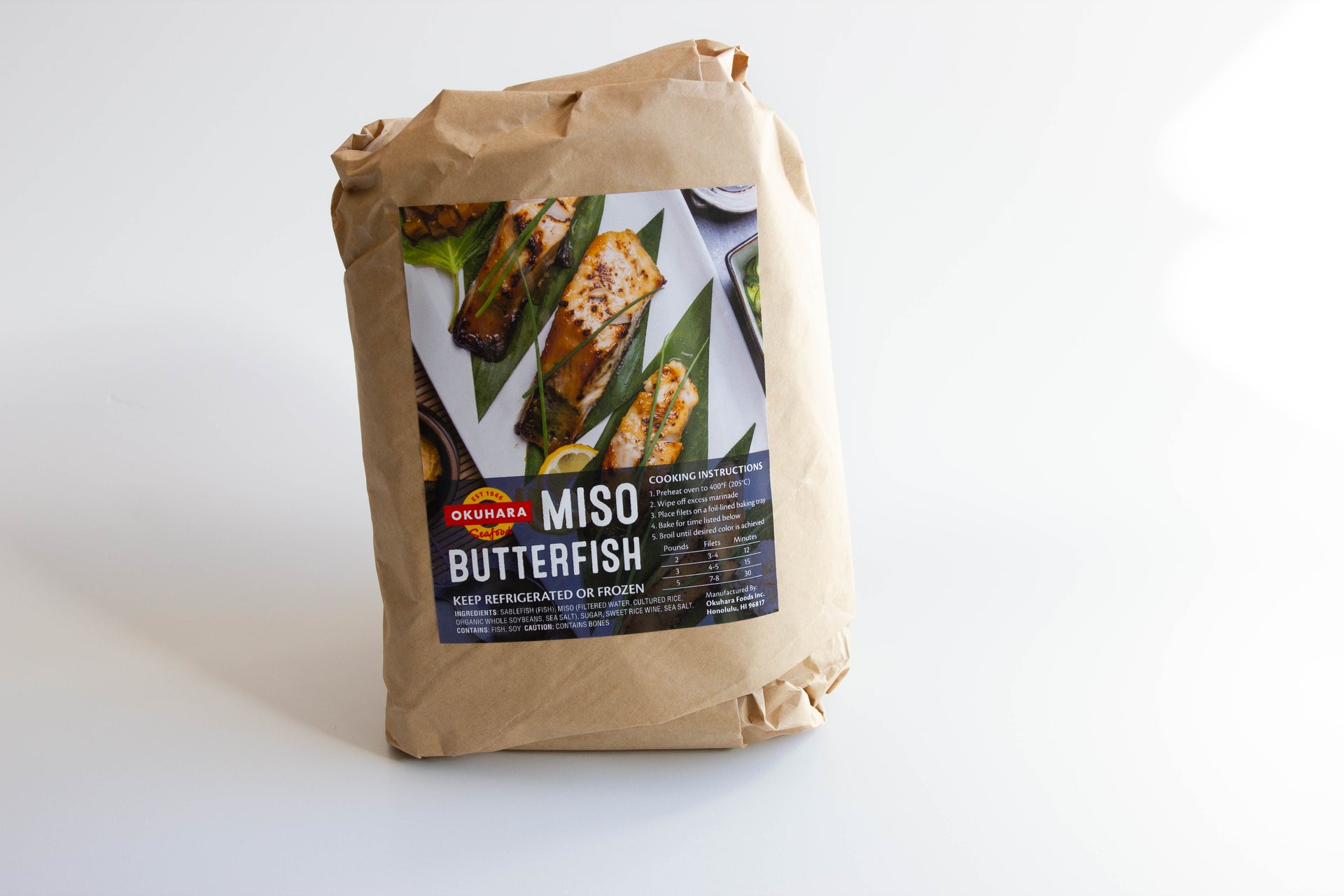 Miso Butterfish - 5 Pound Bag – Okuhara Foods